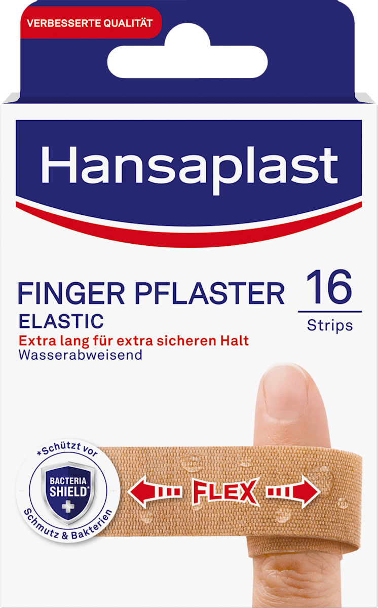 Hansaplast Pflaster Fingerstrips Elastic, 16 St dauerhaft günstig ...