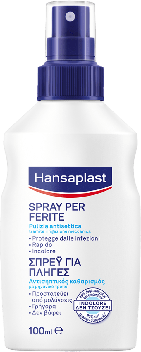 Hansaplast Spray per ferite, 100 ml | dm Italia
