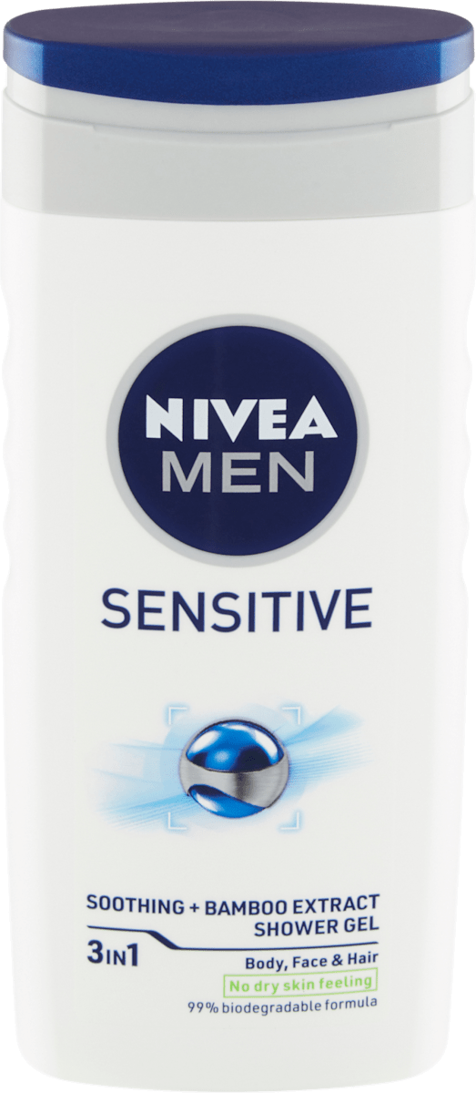 NIVEA MEN Душ гел Sensitive, 250 ml | dm България