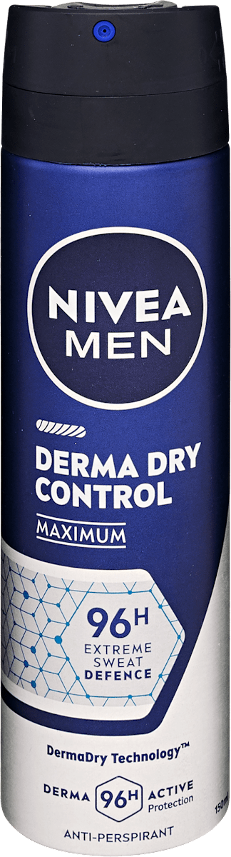 NIVEA MEN Deo spray Derma Dry Control, 150 ml | dm.hu