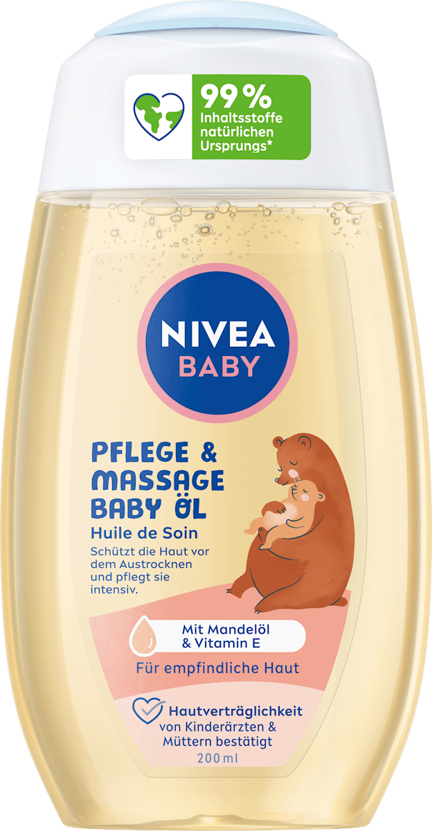 NIVEA BABY Baby Pflege- & Massageöl, 200 ml dauerhaft günstig online kaufen | dm.de