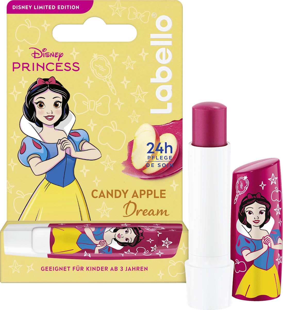 Labello Lippenpflege Disney Princess Candy Apple Schneewittchen, 4,8 g ...