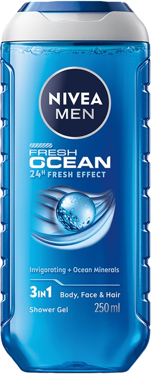 NIVEA MEN Gel doccia 3in1 Fresh Ocean, 250 ml | dm Italia