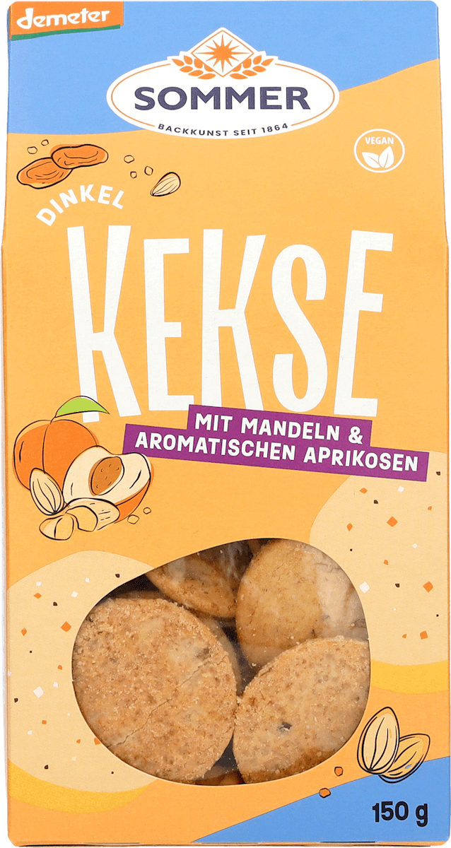 SOMMER Kekse, Dinkel Mandel-Aprikose, 150 g dauerhaft günstig online ...