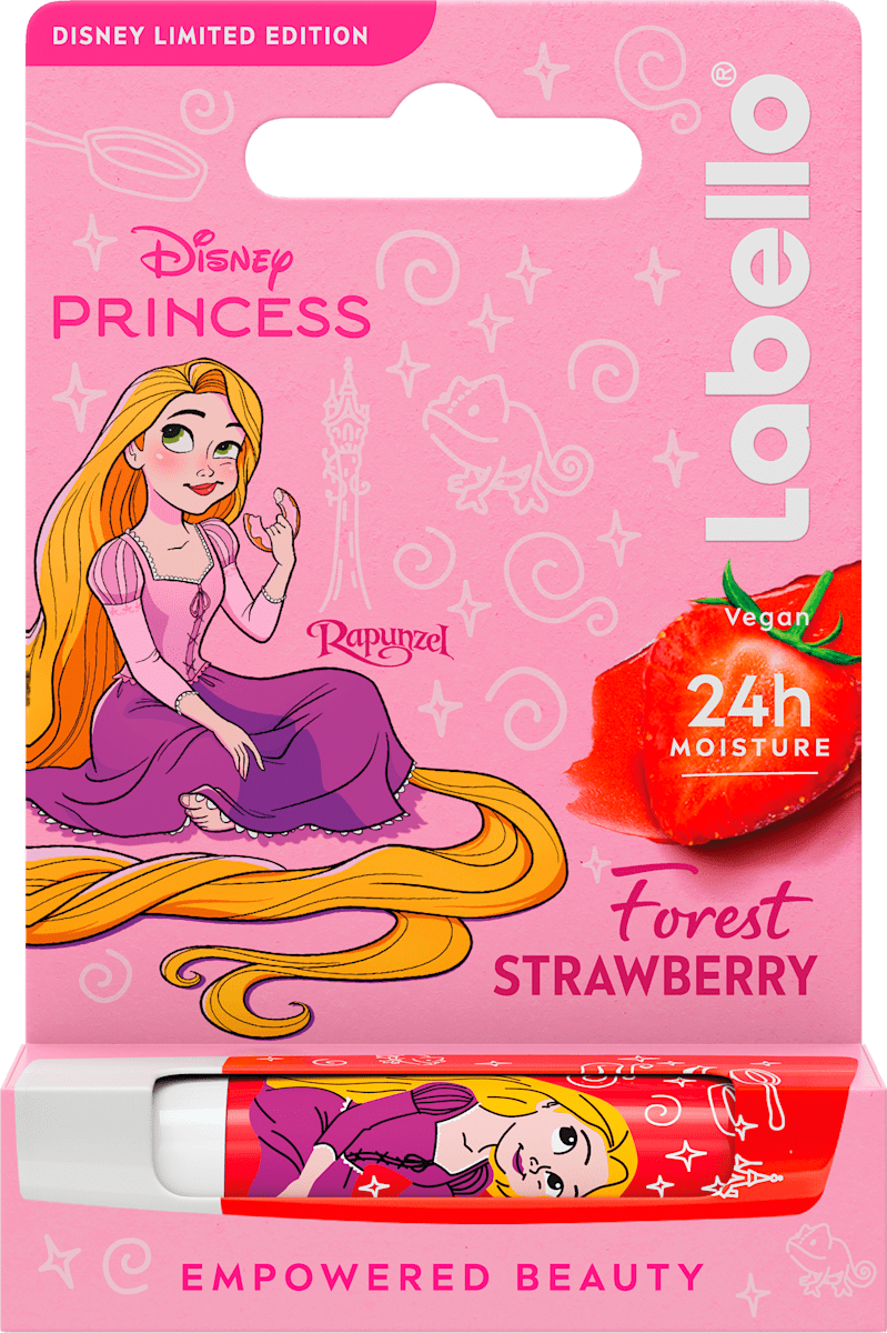 labello Disney PRINCESS Rapunzel balzam za usne - Forest STRAWBERRY, 4 ...