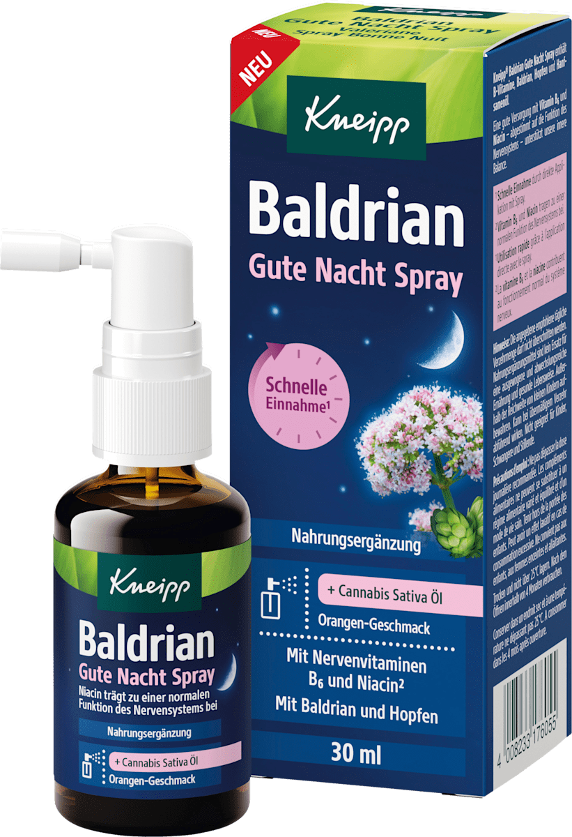 Kneipp Baldrian Gute Nacht Spray, 30 ml | dm.at