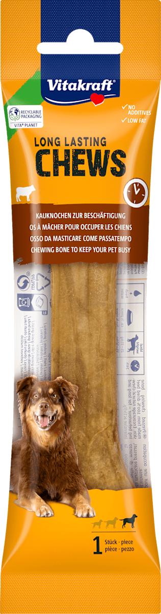 Vitakraft Hundesnack Kauknochen long lasting CHEWS (1 Stück) Größe M ...