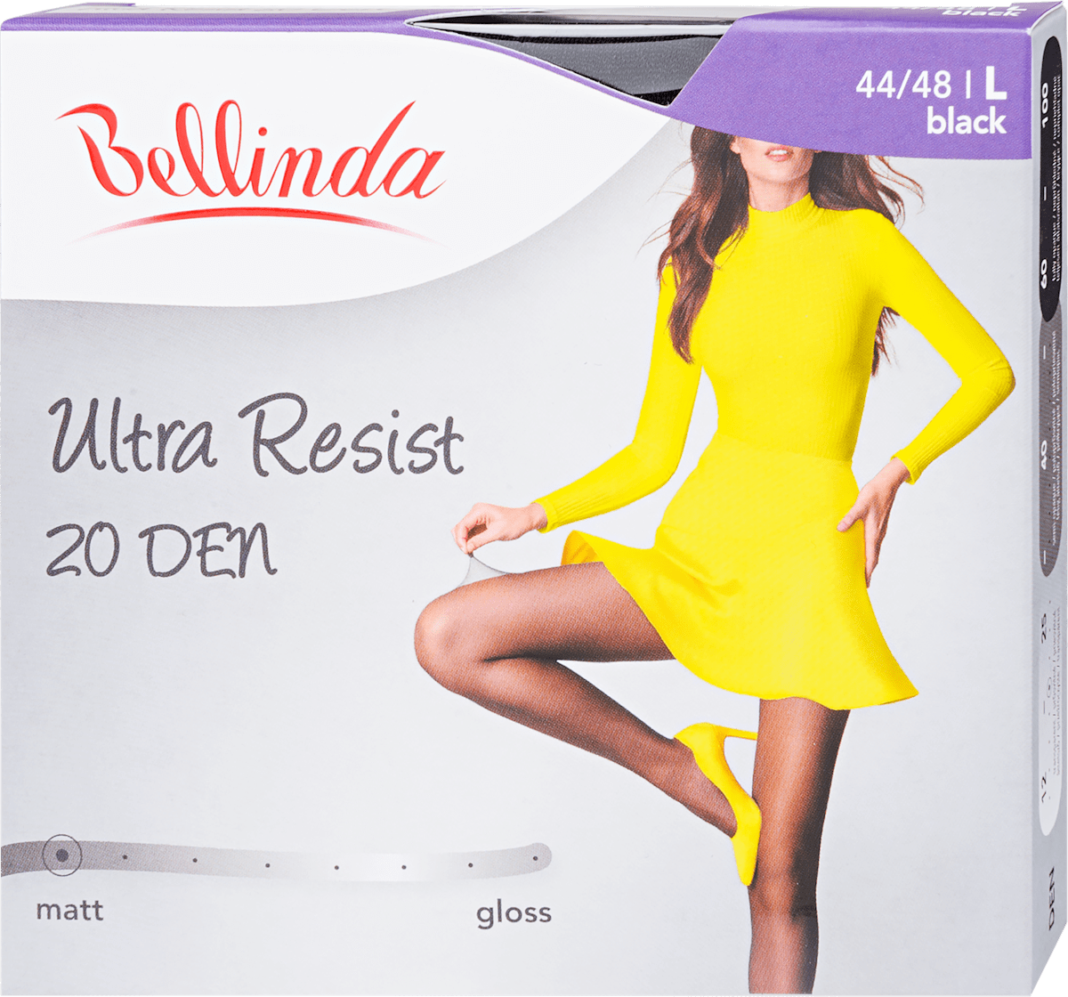 Bellinda Harisnya, ultra resist, 20DEN, fekete, L, 1 db | dm.hu