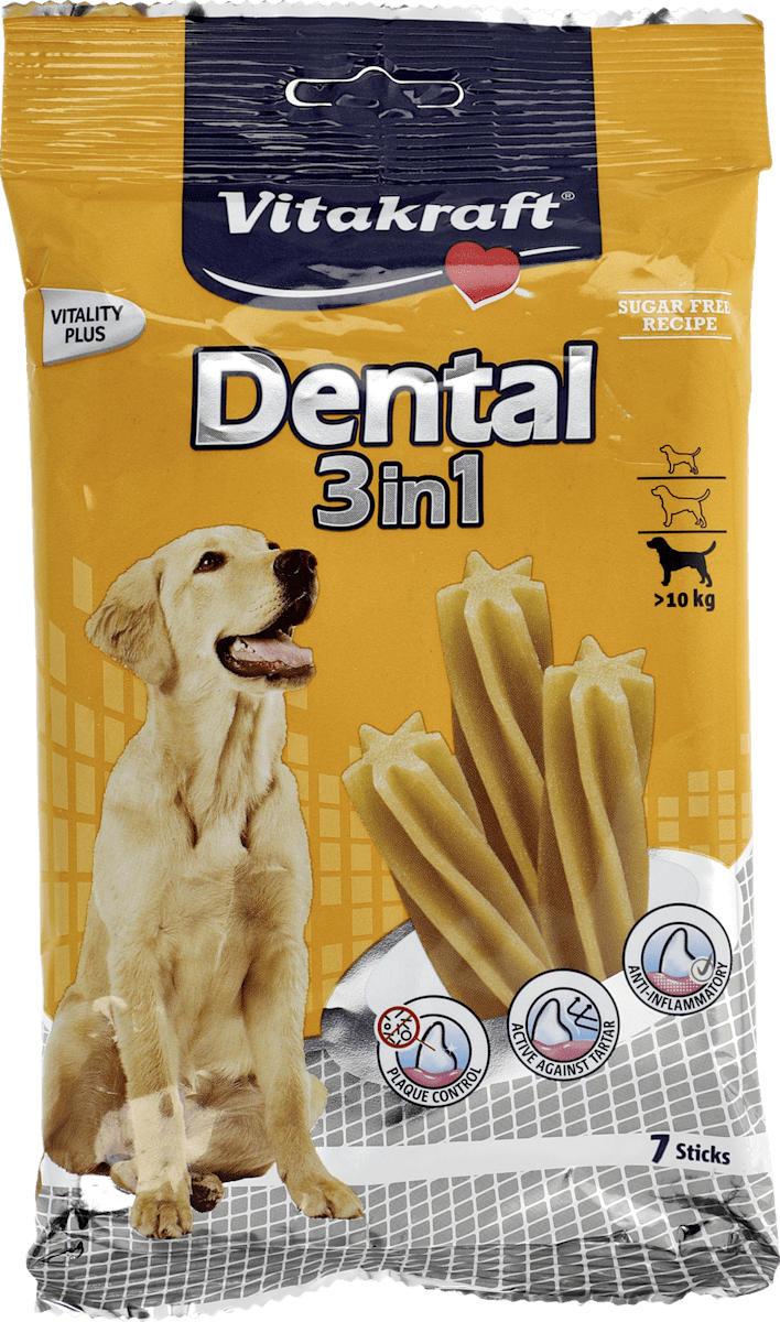 Vitakraft Przysmak dla psa 3w1 DENTAL M, 180 g kupuj w zawsze korzystnych cenach | dm