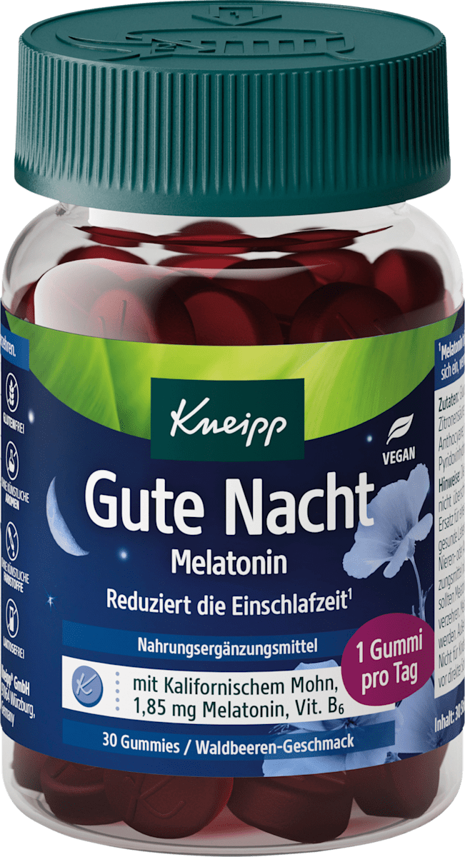 Kneipp Gute Nacht Gummies mit Melatonin, 30 St | dm.at