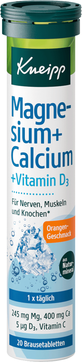 Kneipp Brausetabletten Magnesium + Calcium + Vitamin D3 ...