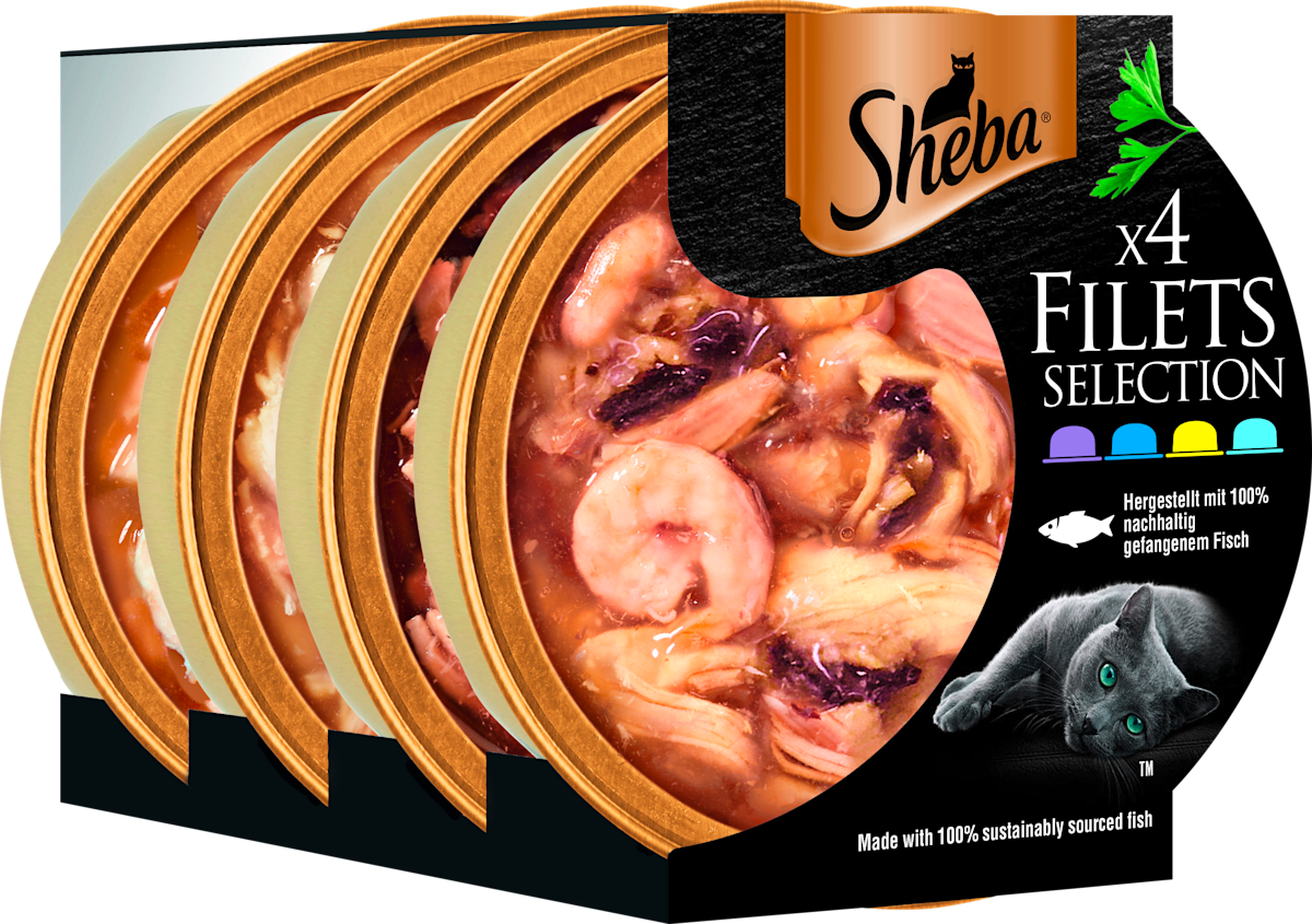 Sheba Nassfutter Katze Filets Selection, 240 g | dm.at