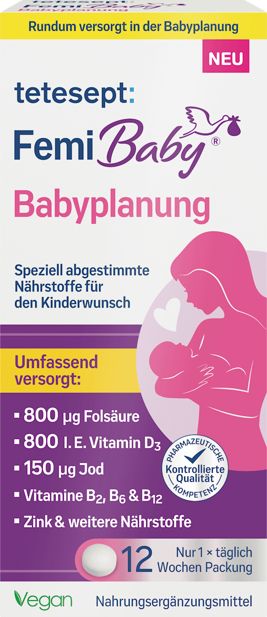 tetesept Femi Baby Babyplanung 84 St, 24,36 g dauerhaft günstig online ...