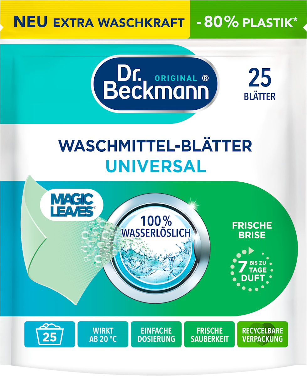 Dr.Beckmann Detergent șervețele universale pentru rufe, 25 buc | dm.ro