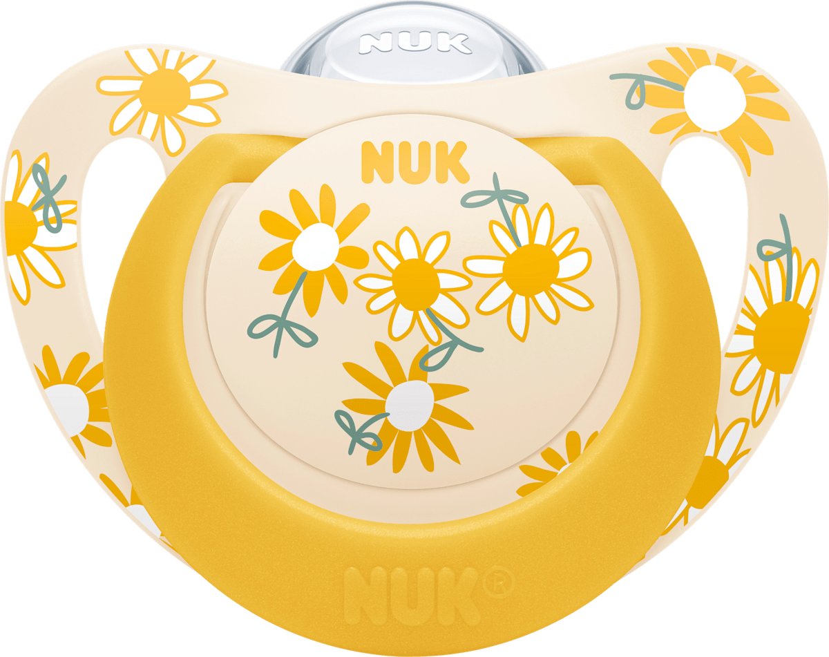 NUK Schnuller Star gelb/rosa 18-36 Monate, 2 St | dm.at