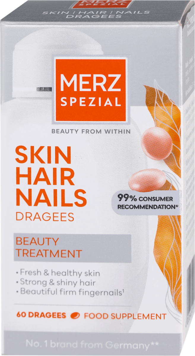 MERZ SPEZIAL BEAUTY TREATMENT dražee za kosu, kožu i nokte, 60 kom | dm.rs