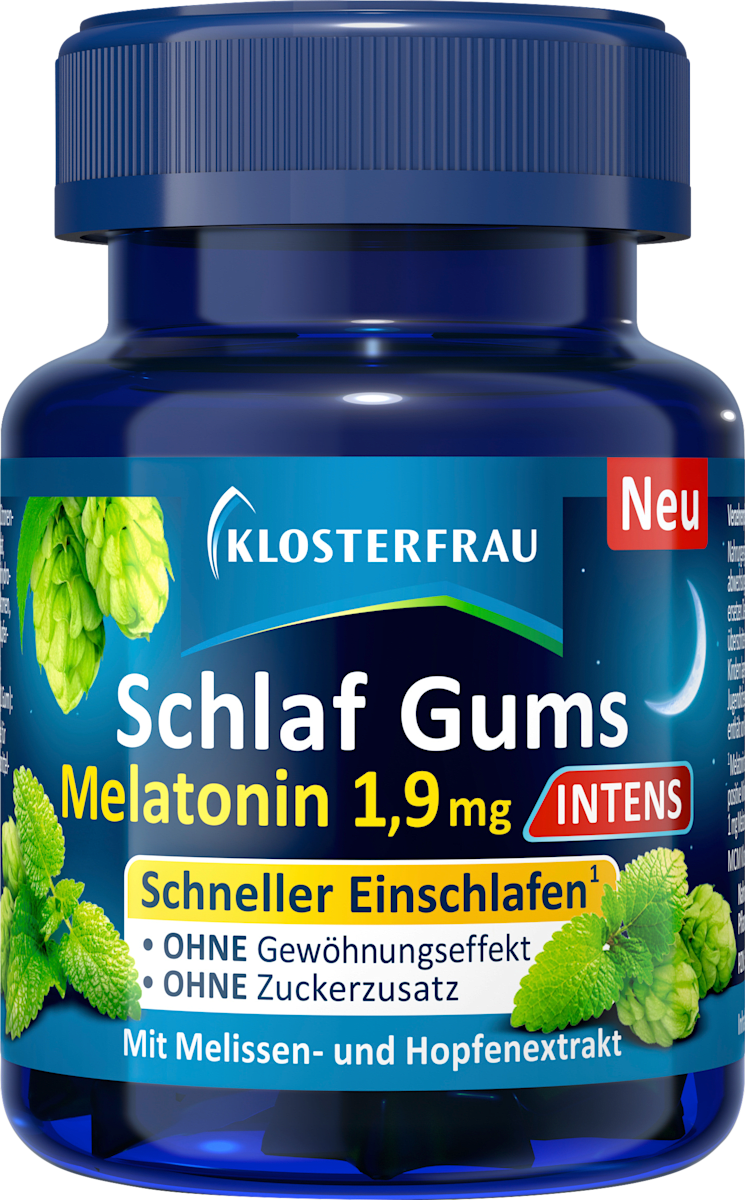Klosterfrau Schlaf Gums Intens Melatonin 1,9mg, 30 St dauerhaft günstig ...
