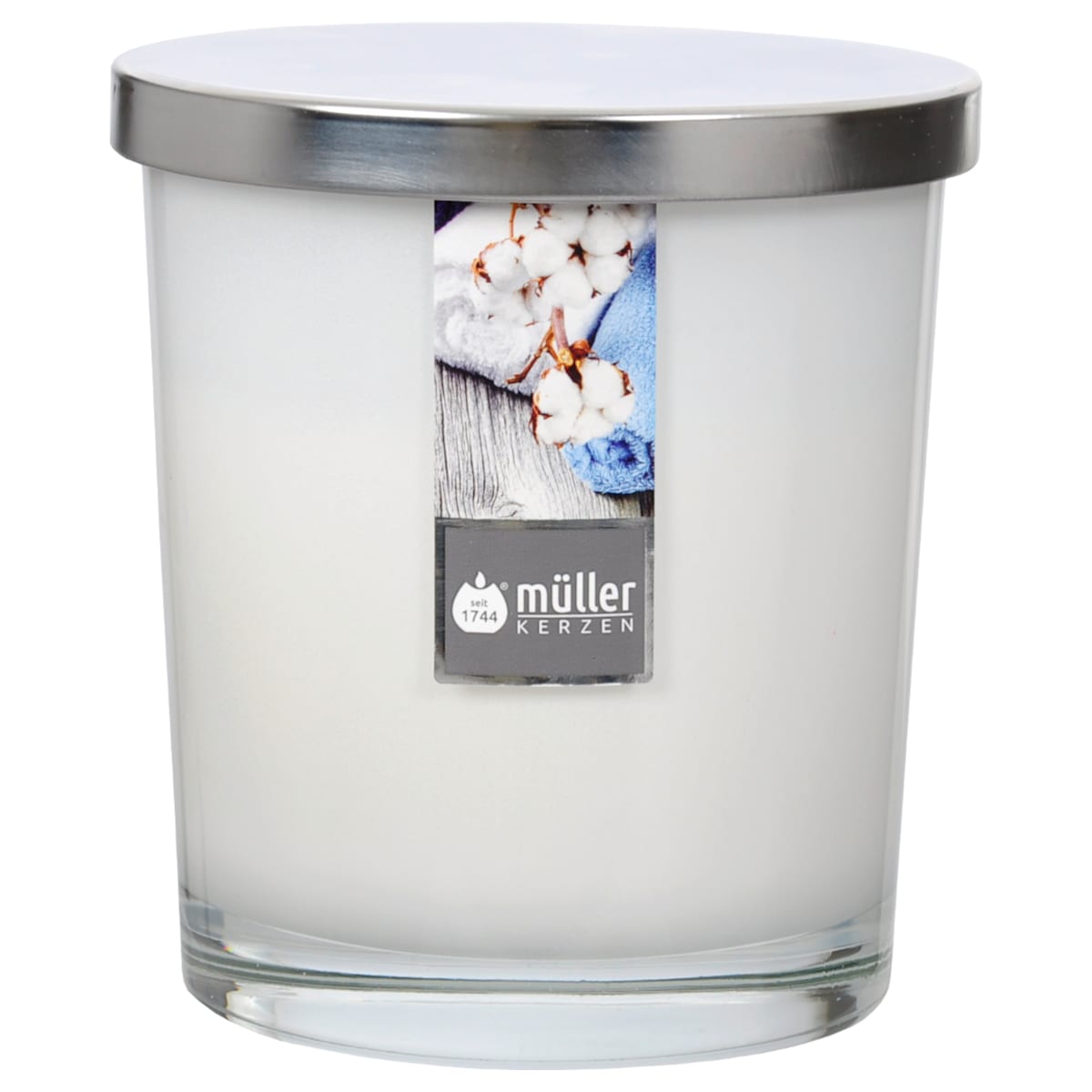 Müller Lumânare parfumată în pahar cu aromă soft cotton, 1 buc | dm.ro