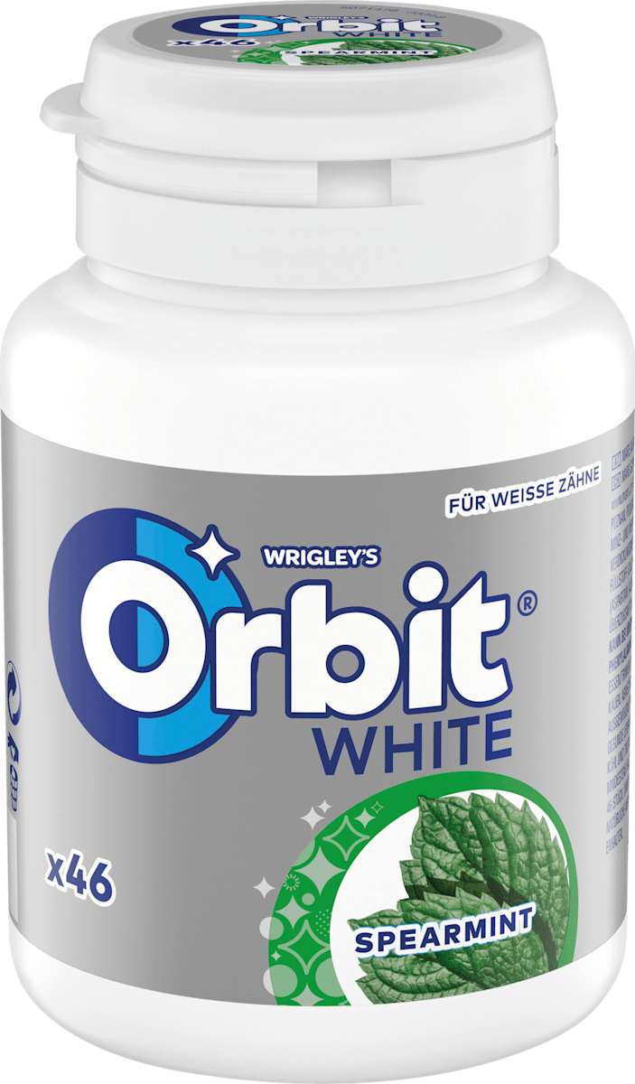Orbit Kaugummi White Spearmint Bottle, 64 g | dm.at