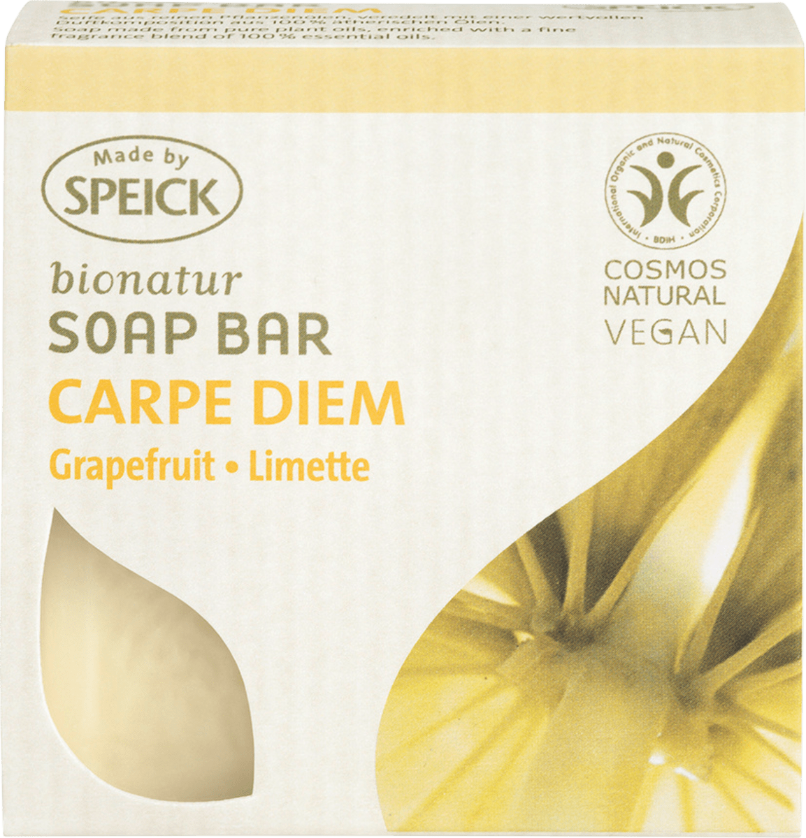 SPEICK Seifenstück Bionatur Carpe Diem Grapefruit & Limette, 100 g ...