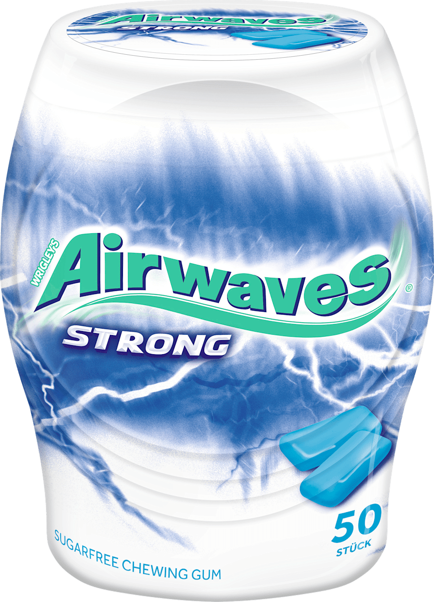 Airwaves Kaugummi, Strong, zuckerfrei, 50 St dauerhaft günstig online ...