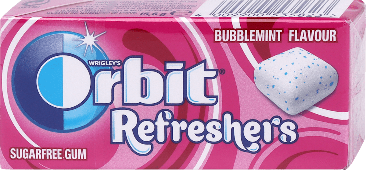 Orbit Orbit Refreshers žvakače gume Bubblemint Flavour, 16 g | dm.hr