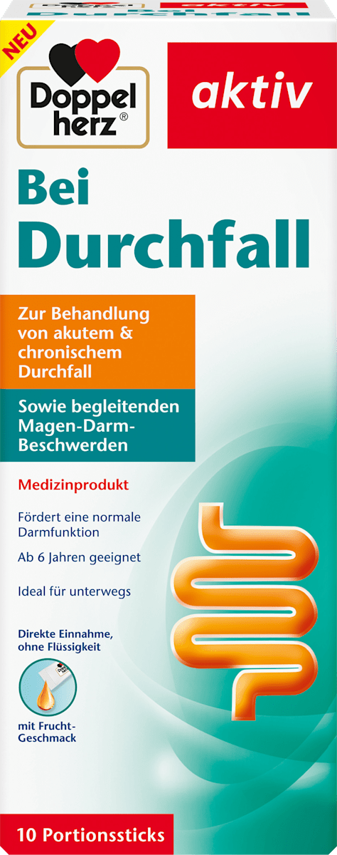 Doppelherz Liquid Sticks bei Durchfall 10 St, 150 g dauerhaft günstig ...