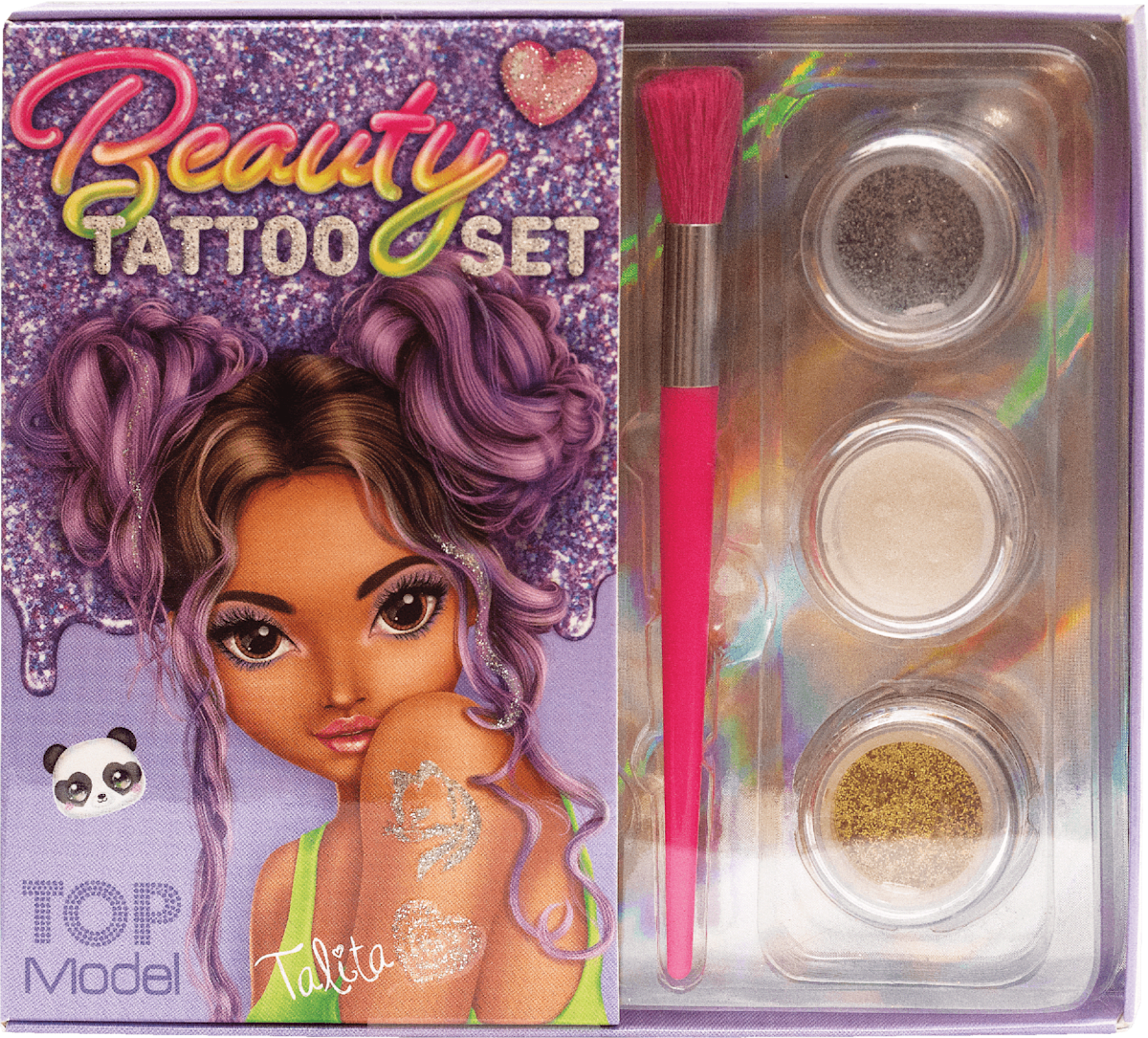 TOP Model Beauty & Me set glitter tetovaže, 1 kom. | dm Bosna i Hercegovina