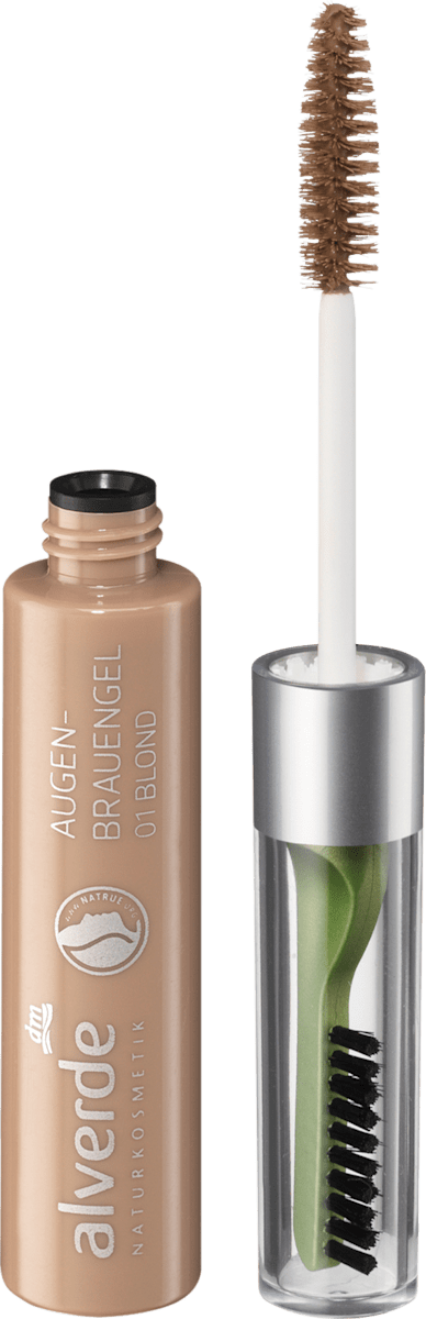 alverde NATURKOSMETIK Gel de sprâncene 01 blond, 6 ml | dm.ro