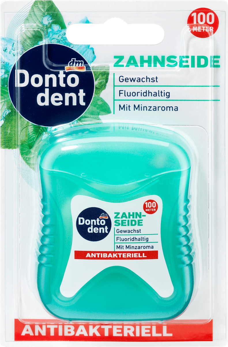 Dontodent Zahnseide antibakteriell, 100 m dauerhaft günstig online ...