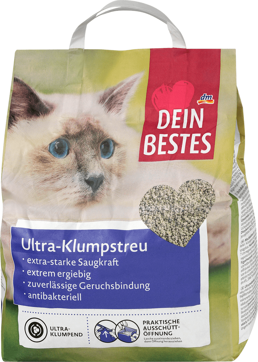 Dein Bestes Pijesak za mačke Ultra-Klumpstreu, 6 l | dm Bosna i Hercegovina