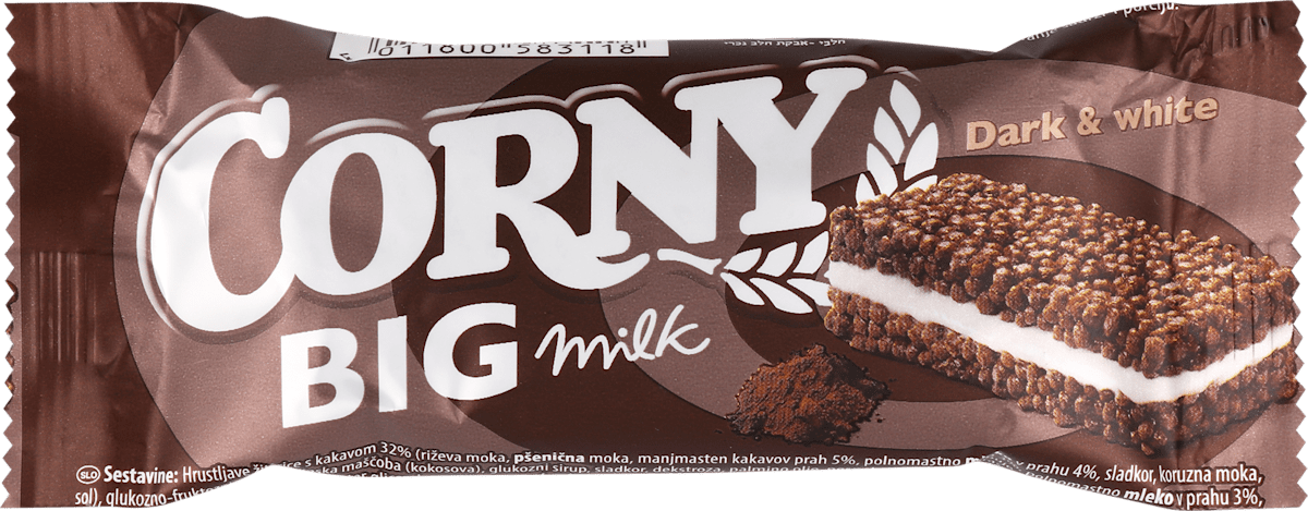Corny BIG čokoladica sa žitaricama, kakaom i čokoladnim punjenjem, 40 g ...
