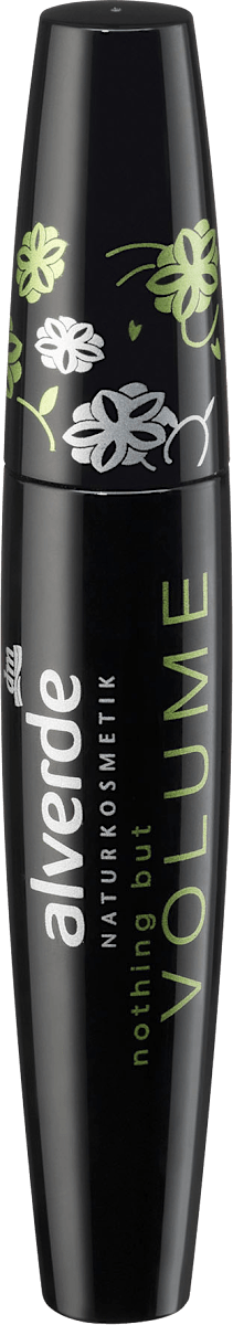 alverde NATURKOSMETIK nothing but Volume maskara – 010 crna, 12 ml | dm.rs