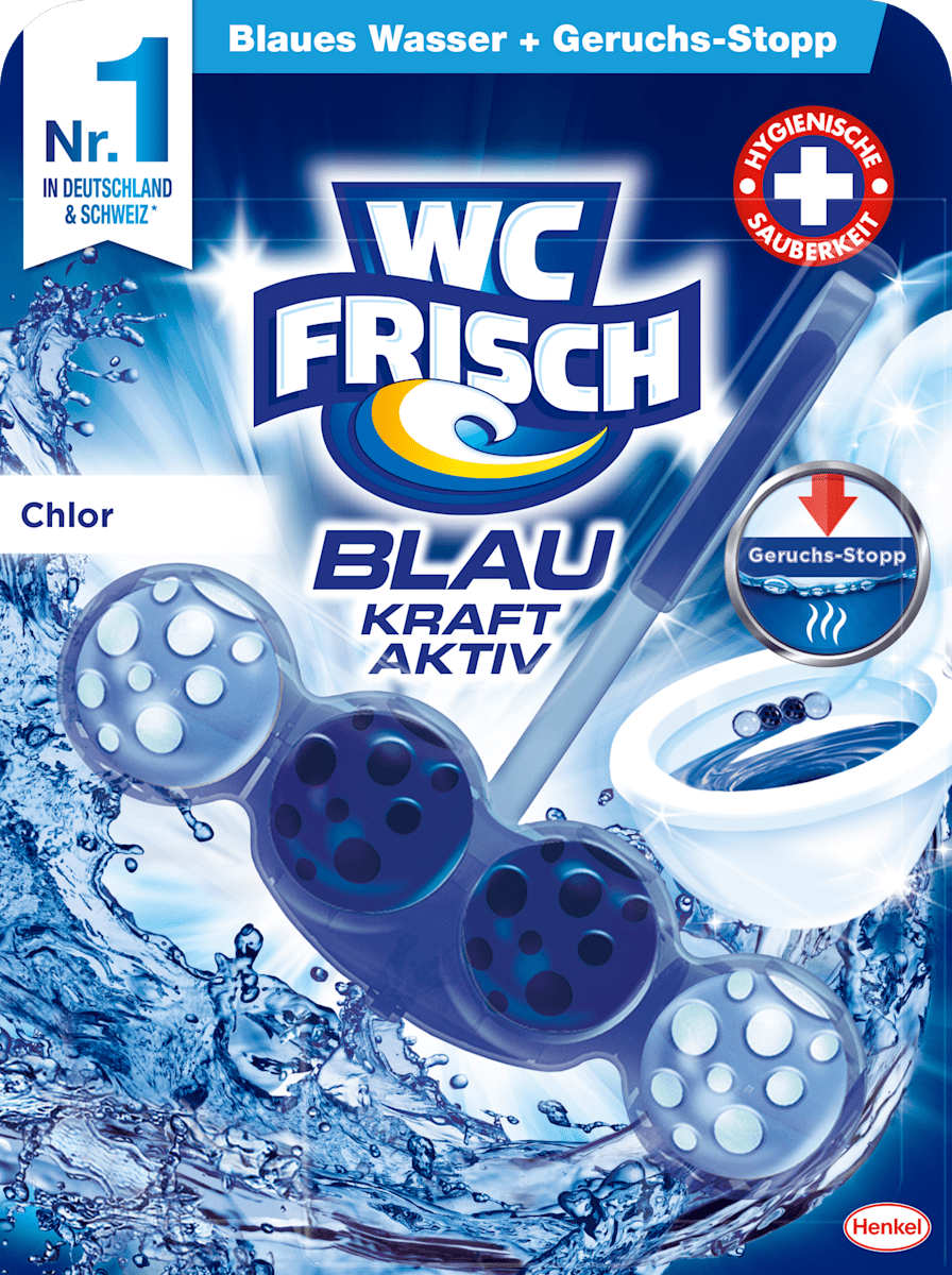 WC-Frisch WC-Stein Blau Kraft Aktiv Chlor, 1 St dauerhaft günstig ...