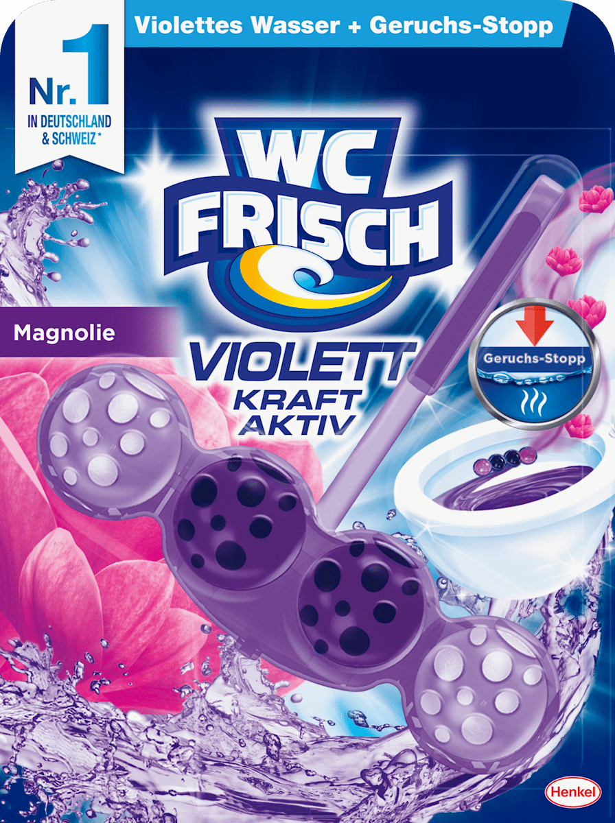 WC-Frisch WC-Stein Violett Magnolie, 1 St dauerhaft günstig online ...