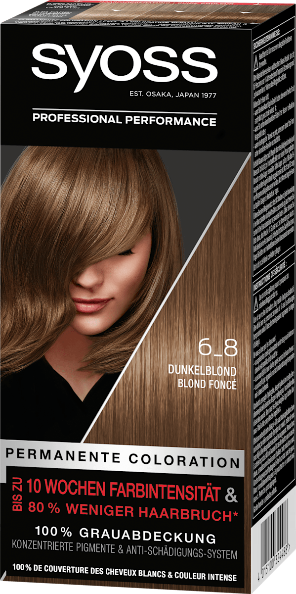 syoss Haarfarbe 6_8 Dunkelblond, 1 St dauerhaft günstig online kaufen ...