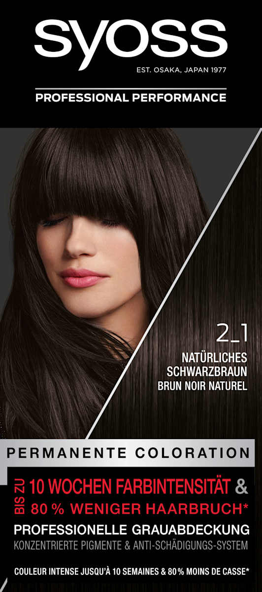 syoss Color Classic Permanente Coloration - Nr. 2-1 natürliches ...