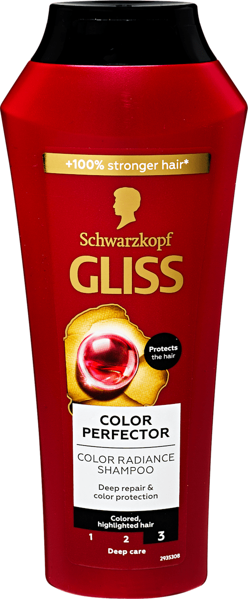 Schwarzkopf GLISS Sampon Color Perfector, festett vagy melírozott hajra ...