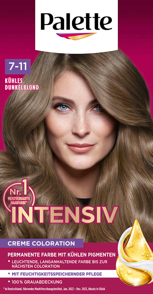Palette Intensive Color Creme Intensiv Creme Coloration - Nr. 7-11 ...