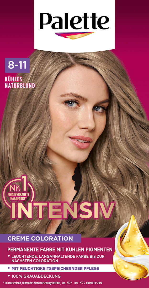 Palette Intensive Color Creme Haarfarbe 8-11 Kühles Naturblond, 1 St ...