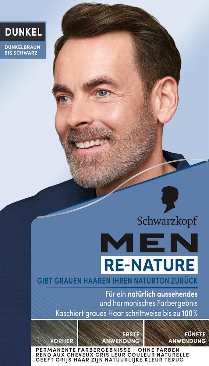 Schwarzkopf Re-Nature Haarfarbe Männer Dunkel, 1 St dauerhaft günstig ...