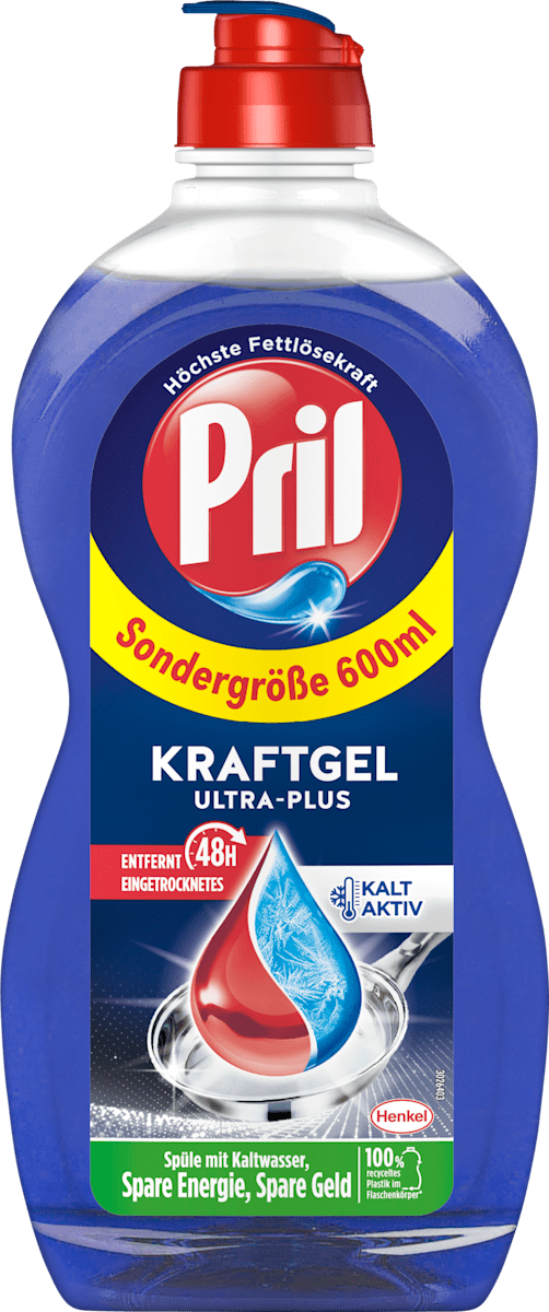 Pril Spülmittel Kraft-Gel Ultra Plus, 600 ml dauerhaft günstig online ...