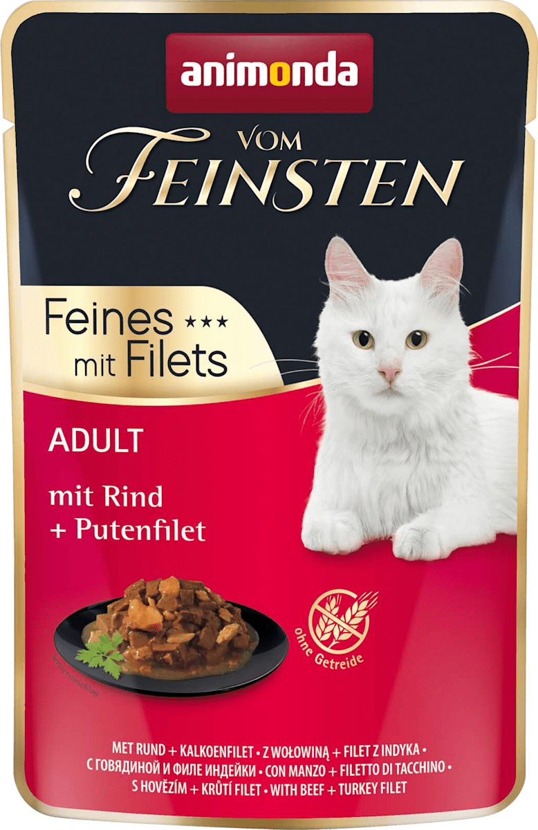 animonda Пауч за котки с говеждо и пуешко филе, 85 g | dm България