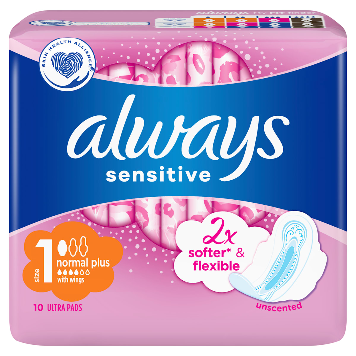 always Sensitive absorbante Ultra Normal Plus mărimea 1, 10 buc | dm.ro