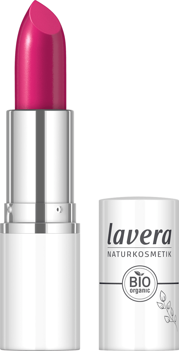 lavera NATURKOSMETIK Lippenstift Cream Glow 08 Pink Universe, 4,5 g ...