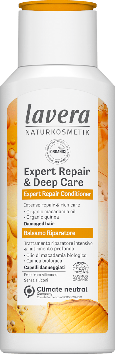 lavera NATURKOSMETIK Balsamo riparatore Expert Repair and Deep Care ...