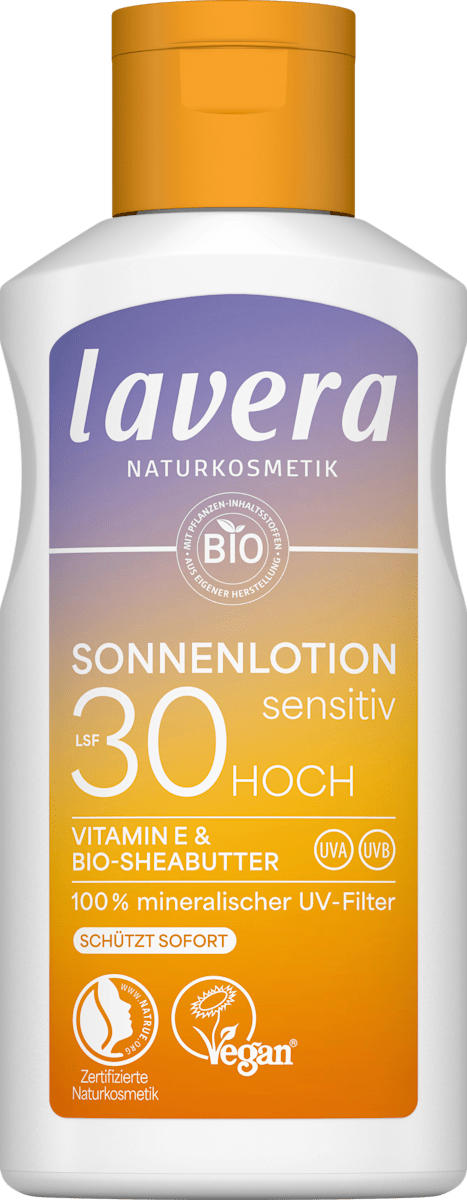 lavera NATURKOSMETIK Sonnenlotion Sensitiv LSF 30, 100 ml | dm.at