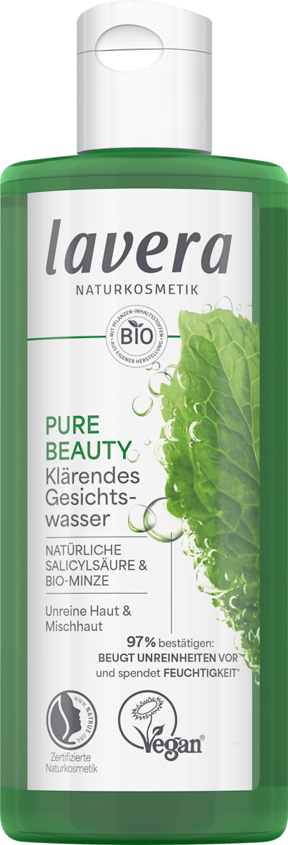 lavera NATURKOSMETIK Gesichtswasser Pure Beauty, 200 ml dauerhaft ...