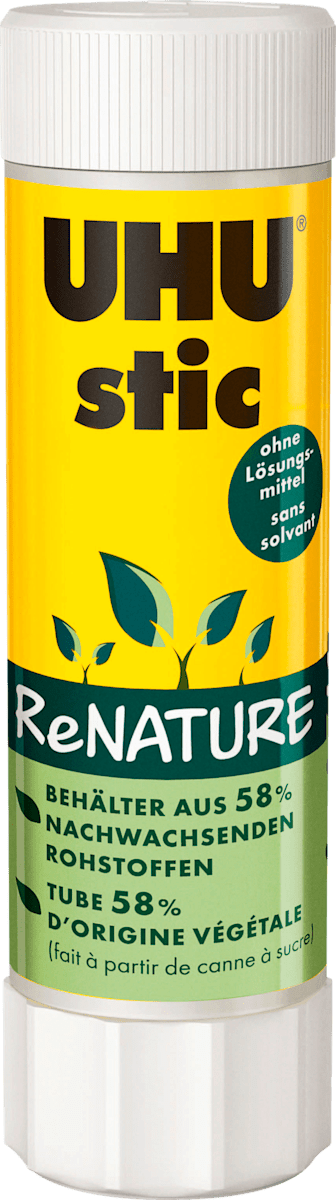 UHU Klebestift stic ReNature, 40 g dauerhaft günstig online kaufen | dm.de
