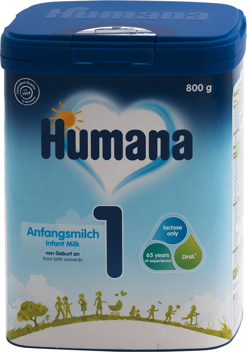 Humana 1 početno mleko za odojčad, od rođenja, 800 g | dm.rs